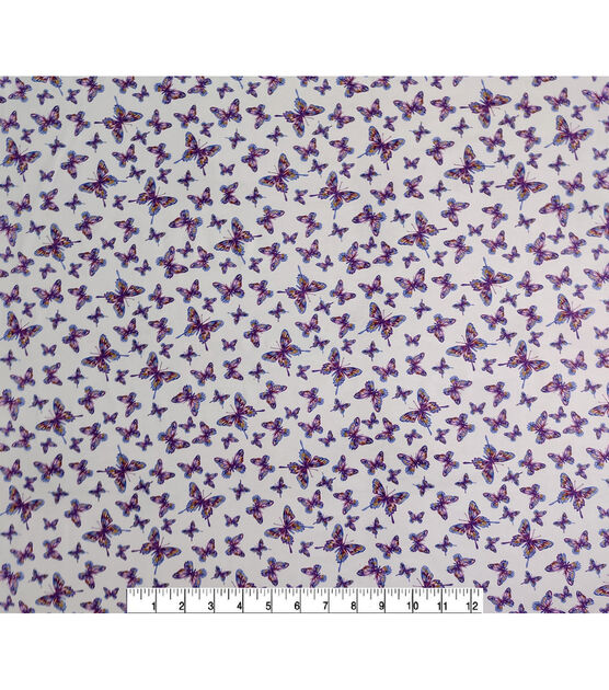 Butterflies On Cream Super Snuggle Flannel Fabric Joann