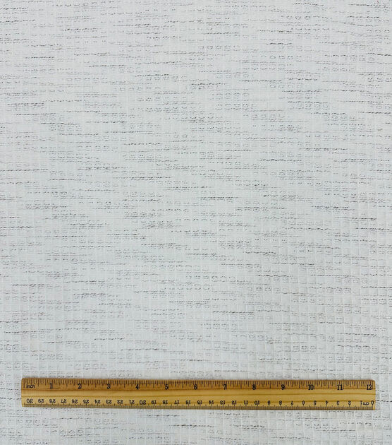 White Marled Waffle Linen Fabric Joann
