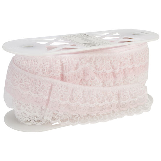 Simplicity 3 Tier Lace Trim 25 White And Pink Joann