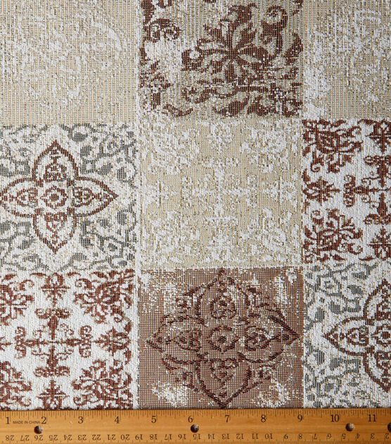 Worn Patchwork Jacquard Fabric Joann