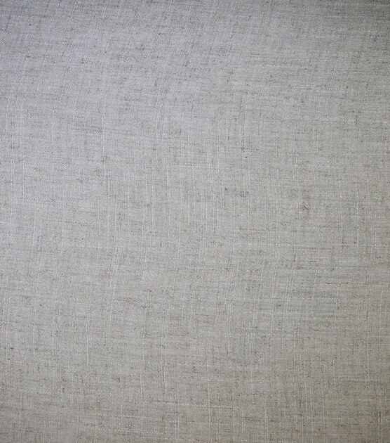 Dark Brown Slub Linen Rayon Blend Fabric Joann