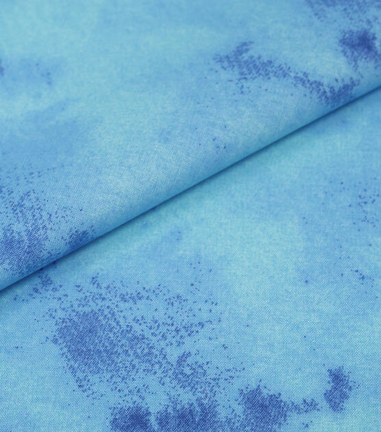 Singer 18 X 21 Blue Tone On Tone Cotton Fabric Quarter 1pc Joann