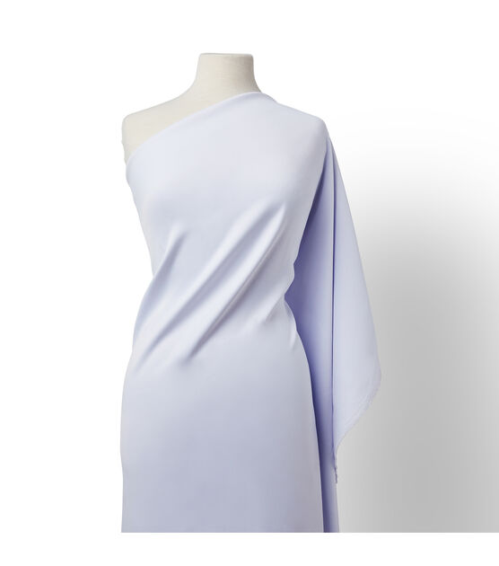 Badgley Mischka White Stretch Heavy Satin Fabric Joann