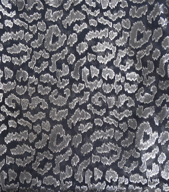 Cheetah Burnout Brocade Black Apparel Fabric Joann