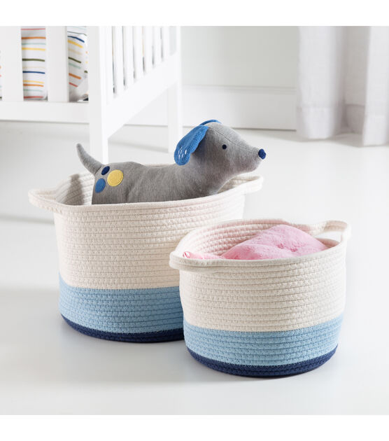 Honey Can Do 12 Nesting Cotton Rope Storage Baskets 2ct Joann