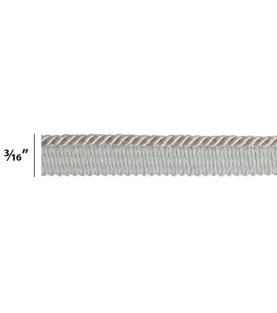 Signature Series Trim 316 Lipcord Grey Joann