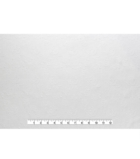 Bridal White Small Rose Jacquard Bridal Collections Fabric Joann