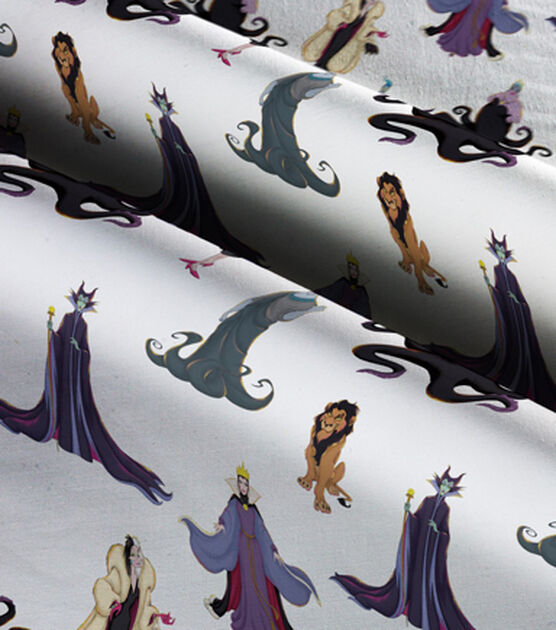 Disney Villains Packed Cotton Fabric Joann
