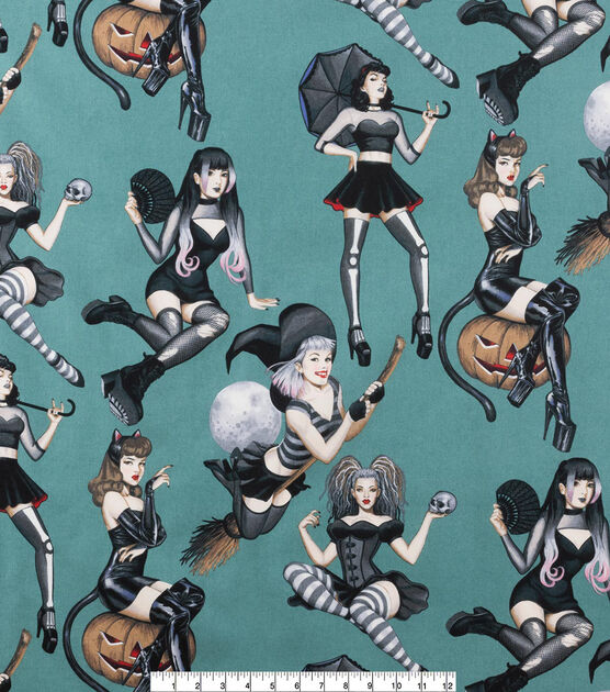 Alexander Henry Gorgeously Goth Halloween Cotton Fabric Joann