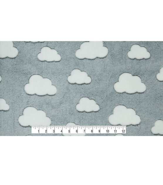 Sew Lush Cloud Gray Embossed Fleece Fabric Joann