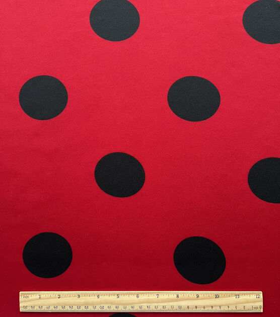 Red Ladybug Print Interlock Knit Fabric By The Witching Hour Joann