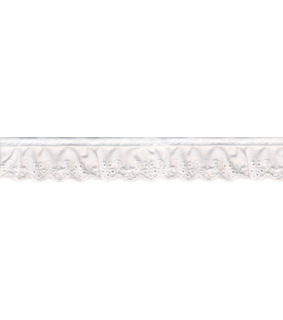Simplicity Star Eyelet Trim White Joann