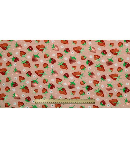 Red Berries Super Snuggle Flannel Fabric Joann