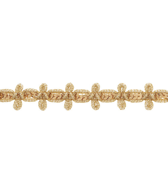 Simplicity Sequin Bow Tie Trim Gold Joann