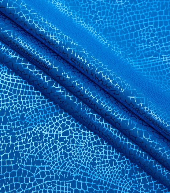 Dragonfly Wing Texture Blue Quilt Foil Cotton Fabric By Keepsake Calico