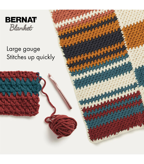 Bernat Blanket 220yds Super Bulky Polyester Yarn 2 Bundle Joann