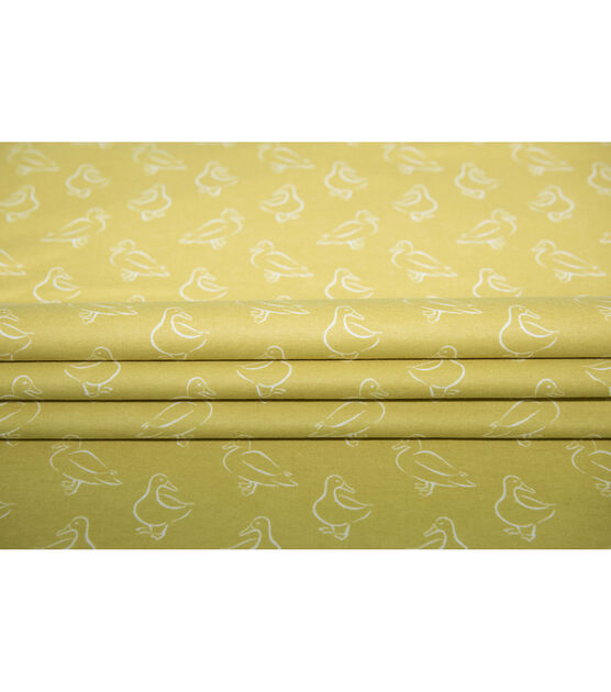 Yellow Toss Ducks Super Snuggle Flannel Fabric Joann