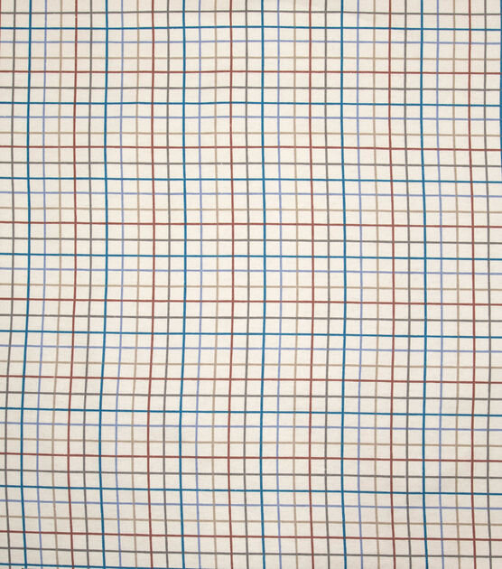 Multi Color Grid Organic Nursery Flannel Fabric Joann