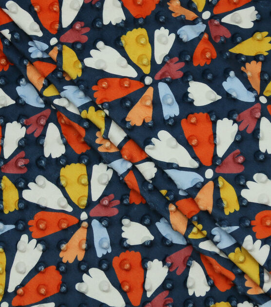 Multicolor Geometric Floral Soft And Minky Fabric Joann