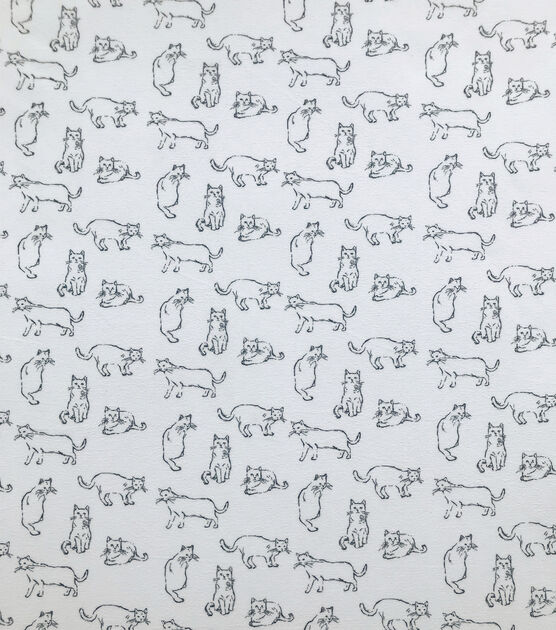 White Cats Double Brush Jersey Knit Fabric Joann