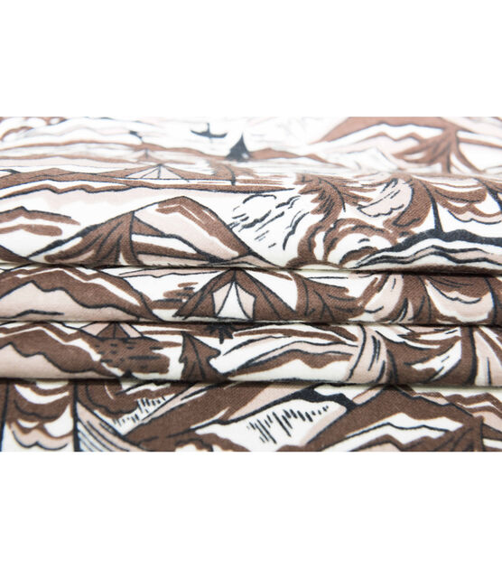 Super Snuggle Sketched Landscape Flannel Fabric Joann