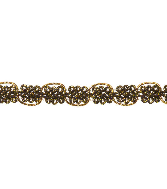 Black Gold Scroll Trim 12 Joann