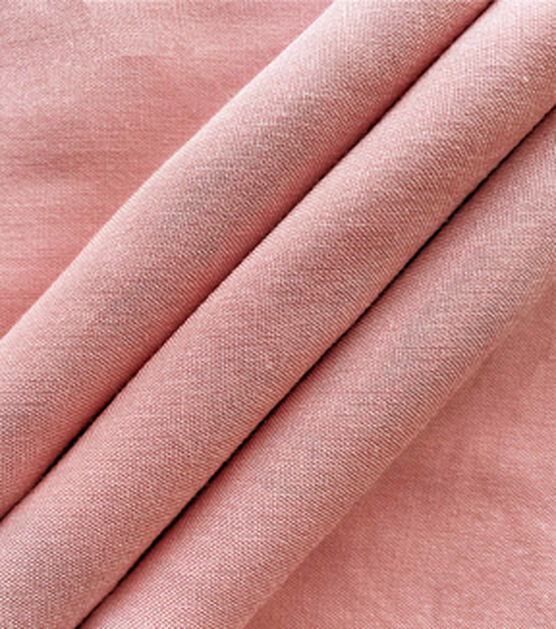 Pink Solid Smocked Rayon Challis Fabric Joann