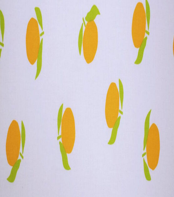 Oranges On White Quilt Cotton Fabric By Quilters Showcase Joann France
