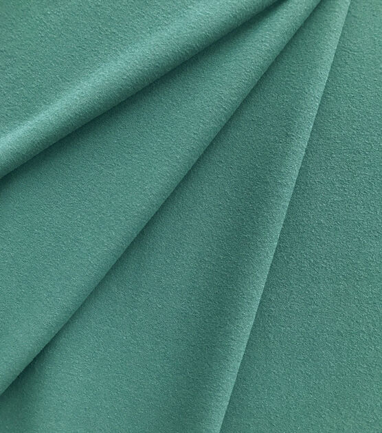 Dark Teal Double Brush Poly Spandex Knit Solids Fabric Joann