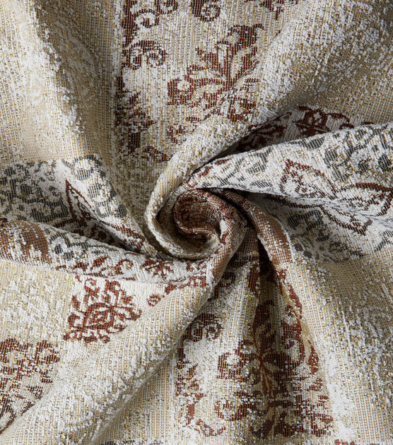 Worn Patchwork Jacquard Fabric Joann