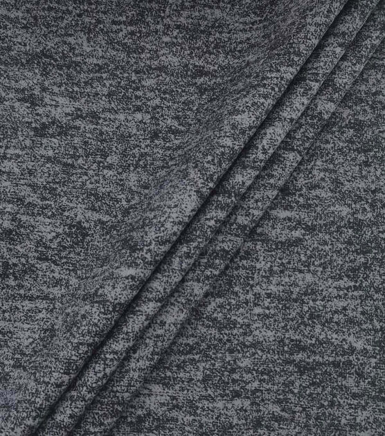 Gray Heathered Luxe Flannel Fabric Joann