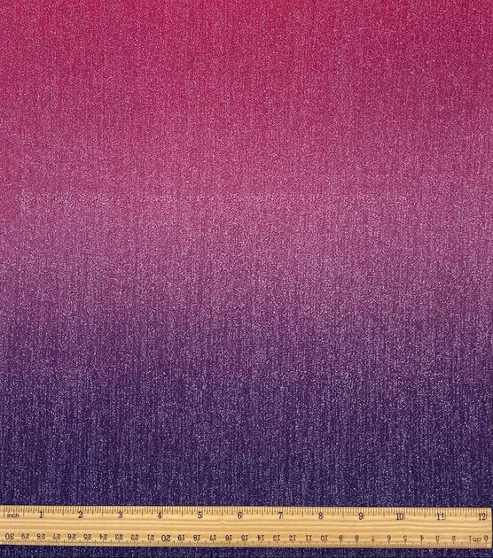Metallic Pink And Purple Ombre Galaxy Knit Fabric Joann