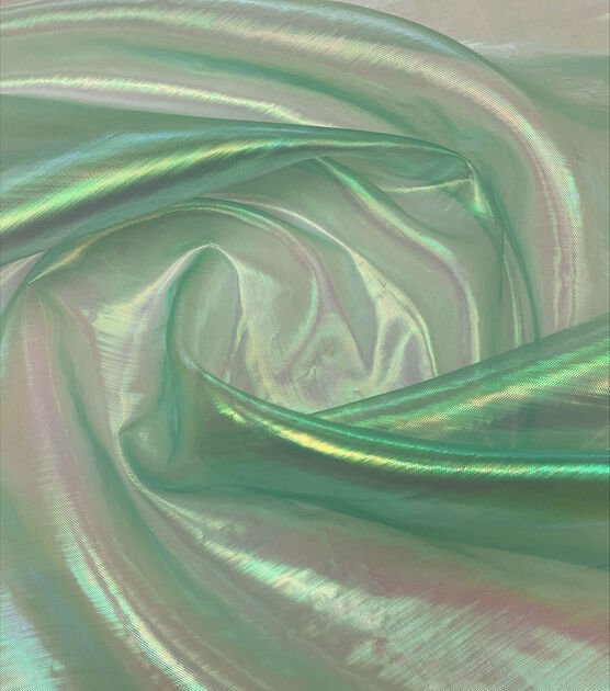 Jade Pearlized Shimmer Organza Fabric By Glitterbug Joann