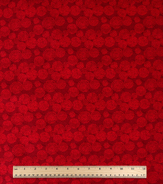 Red Dots Cotton Fabric By Keepsake Calico Joann