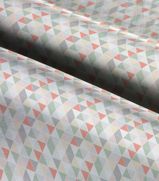 Green And Pink Andes Geo Triangle Nursery Flannel Fabric Joann