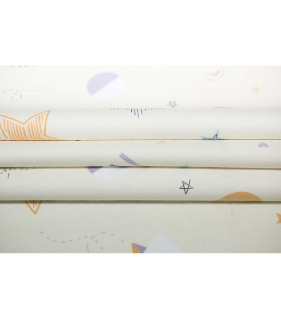 Super Snuggle Tossed Sky Icons Flannel Fabric Joann