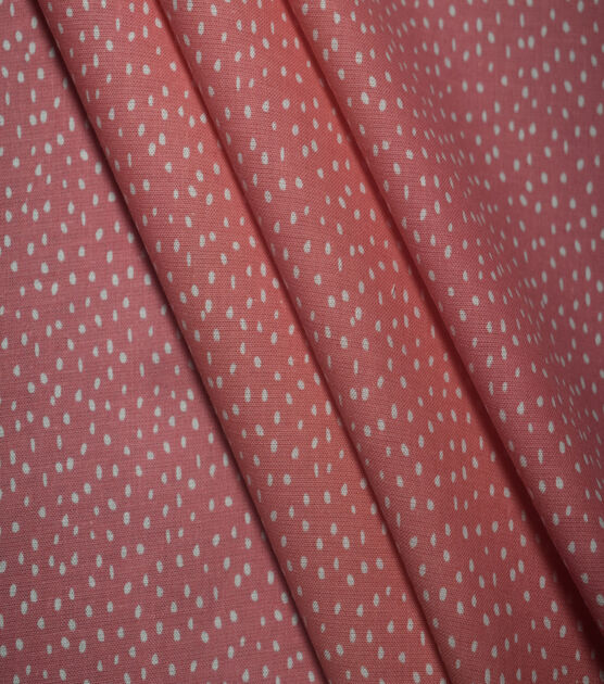 Speckled Dots On Coral Quilt Cotton Fabric By Quilters Showcase Joann