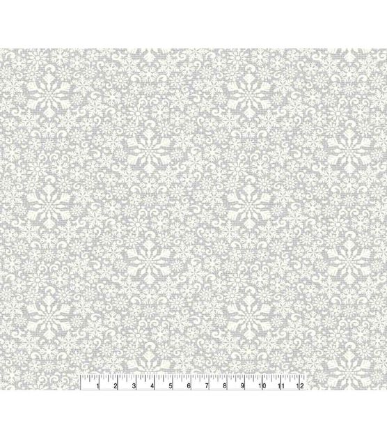 Twinkle Snowflakes On White Christmas Cotton Fabric Joann