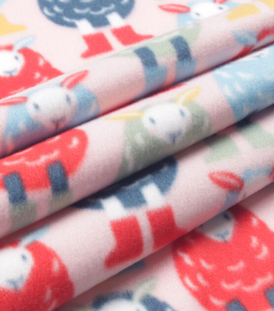 Multicolor Sheep Blizzard Fleece Fabric Joann