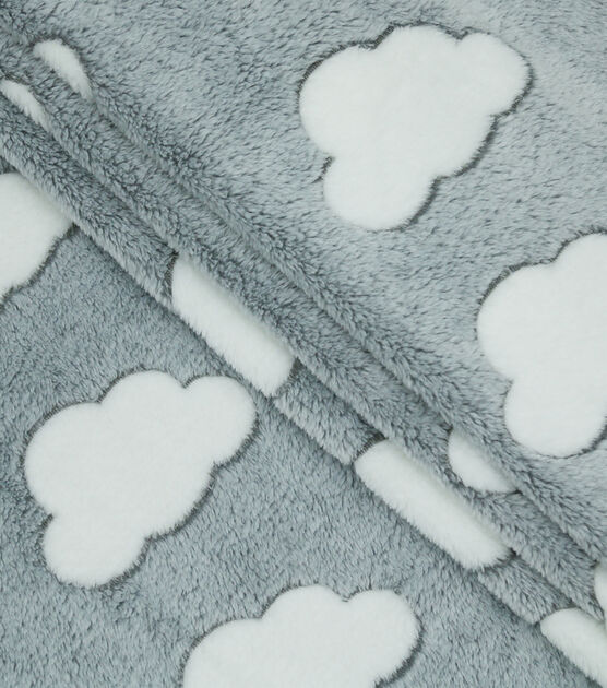 Sew Lush Cloud Gray Embossed Fleece Fabric Joann