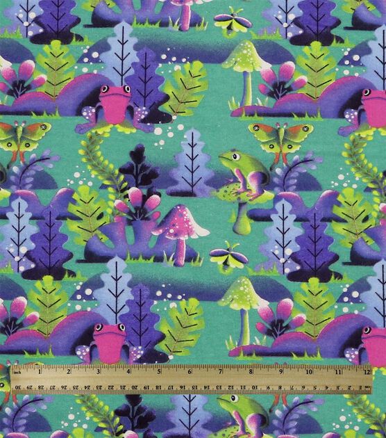 Landscape Leaves On Blue Super Snuggle Flannel Fabric Joann
