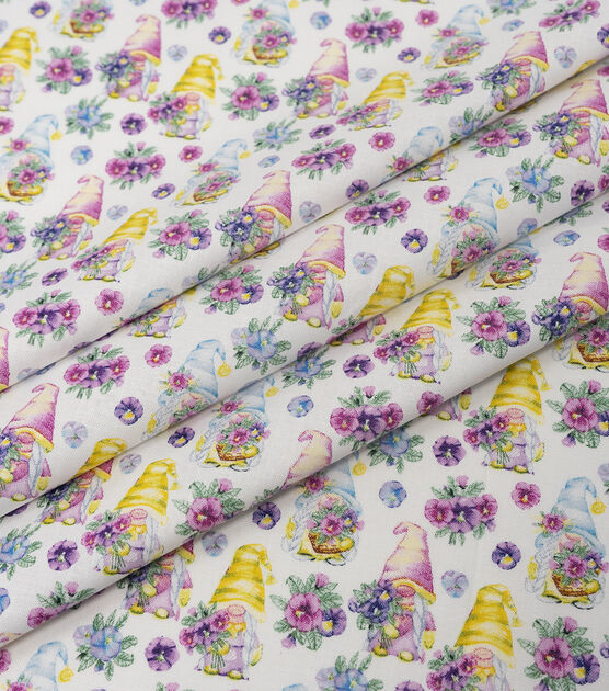 Singer 18 X 21 Pastel Floral Quarter Cotton Fabric Quarter Bundle 5pc