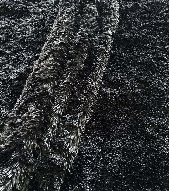 Black Costume Faux Fur Fabric Joann