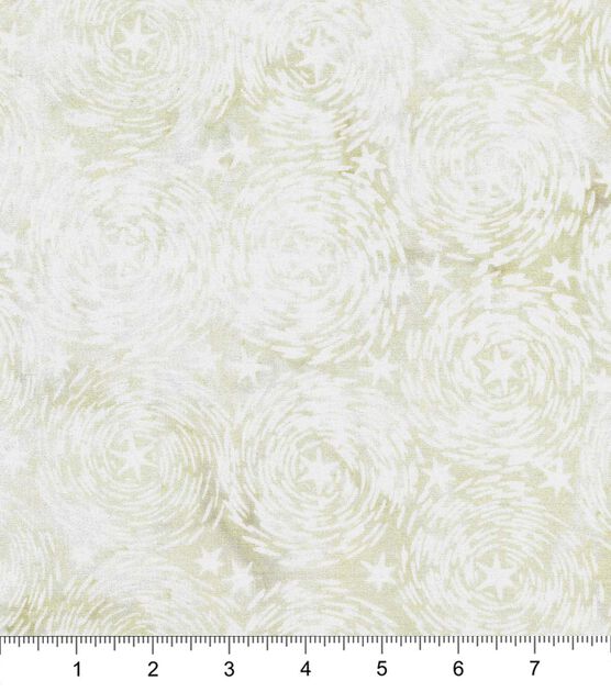 Star Swirls On Cream Patriotic Batik Cotton Fabric Joann
