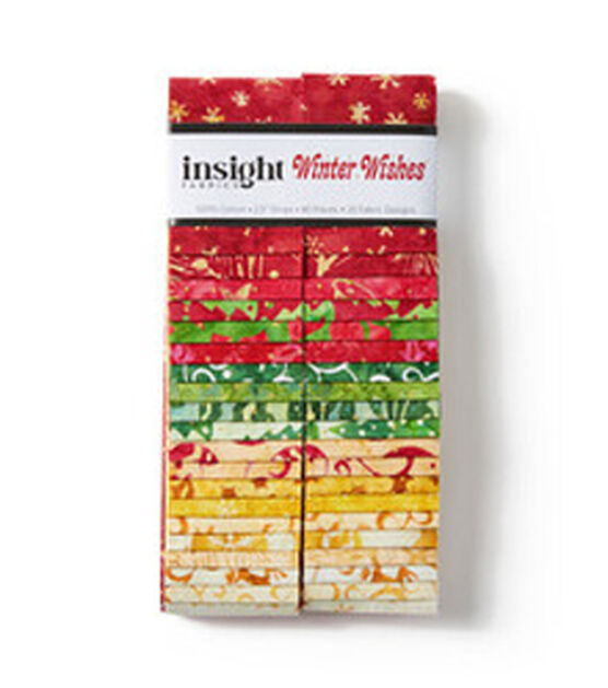 25 X 42 Winter Wishes Batik Christmas Cotton Fabric Roll 40ct Joann