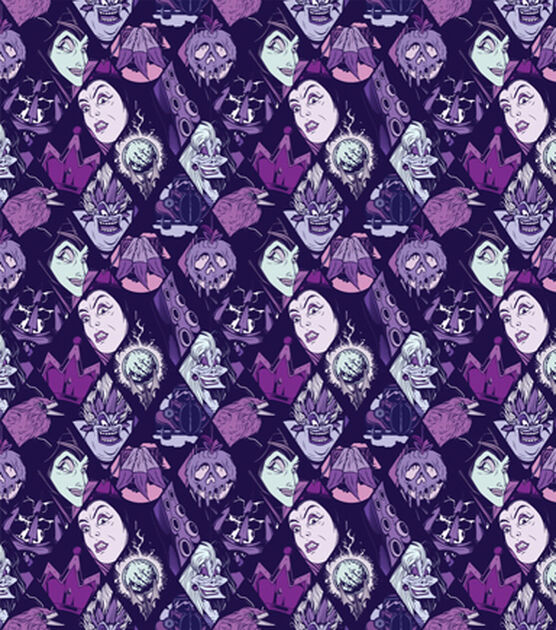 Disney Villains Diamonds Cotton Fabric Joann