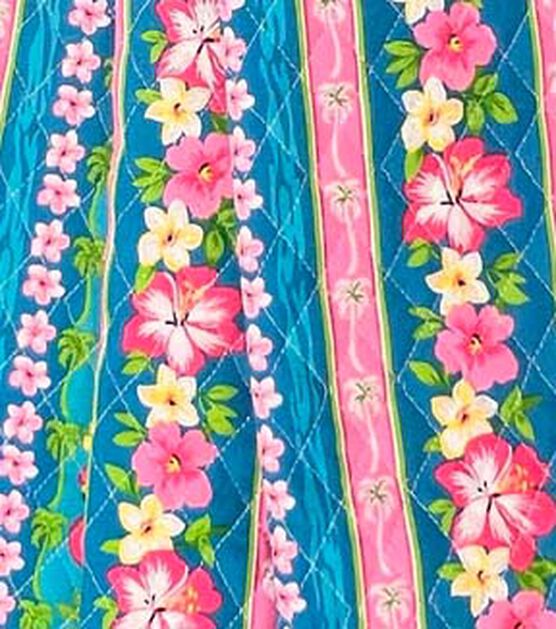 Fabric Traditions Pink Flamingos Double Faced Quilted Cotton Fabric Joann