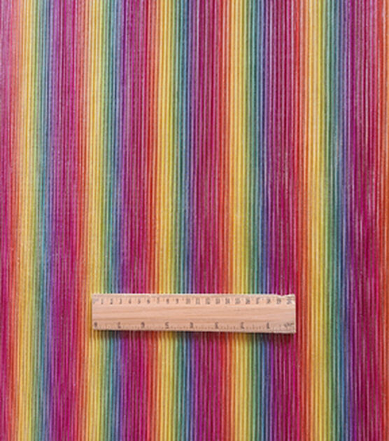 Glitterbug Rainbow Foil Bodre Fabric Joann