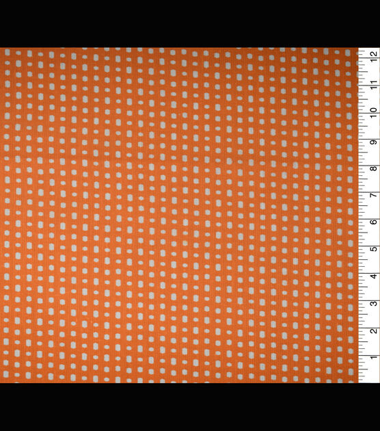 Dots On Orange Quilt Cotton Fabric By Quilters Showcase Joann