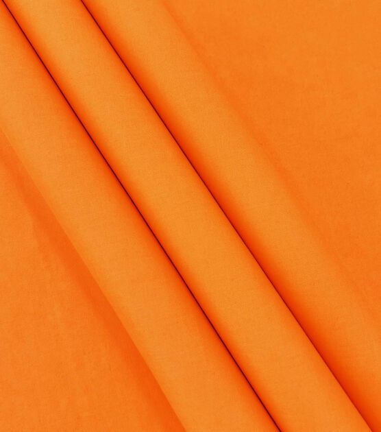 Sun Orange Smocked Cotton Fabric Joann